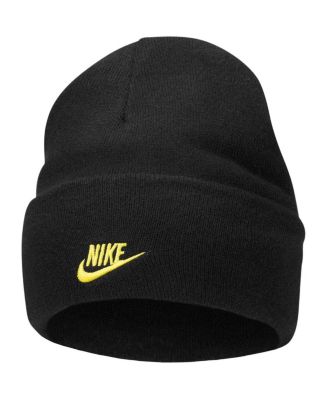 Youth Boys and Girls Nike Black Reversible Smiley Tall Peak Cuffed Knit ...