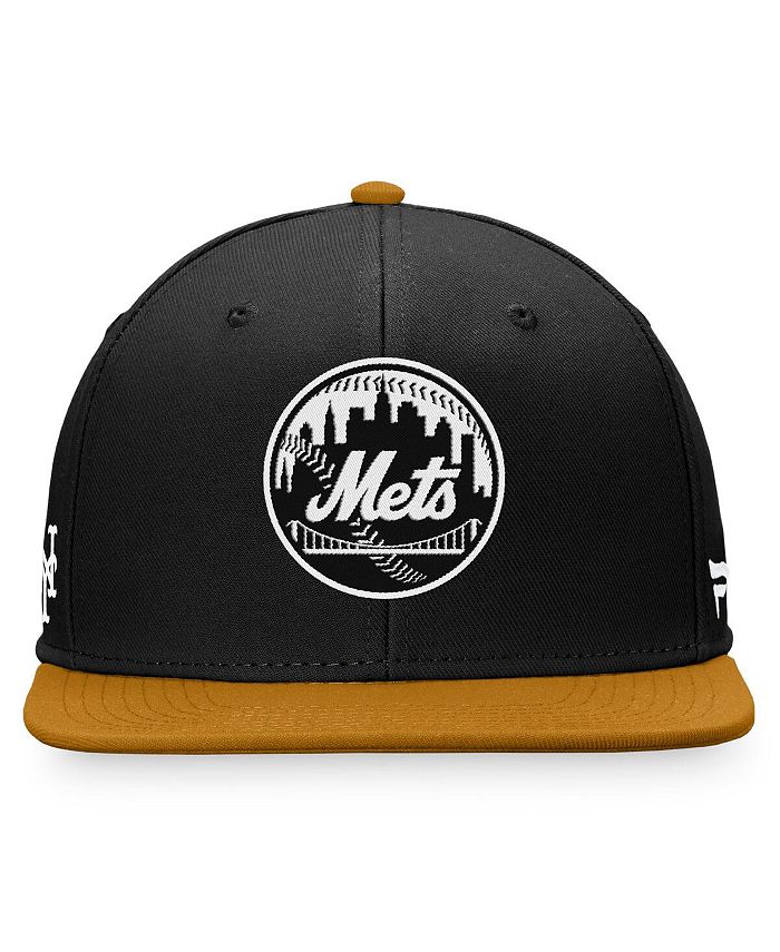 Fanatics Men's Black, Khaki New York Mets Fitted Hat - Macy's