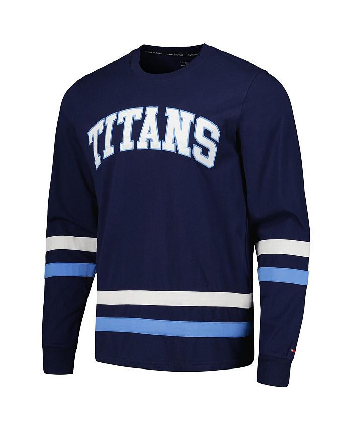 Tommy Hilfiger Men's Navy, Light Blue Tennessee Titans Nolan Long ...