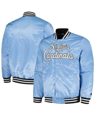 Men's Starter Light Blue St. Louis Cardinals Cross Bronx Fashion Satin ...