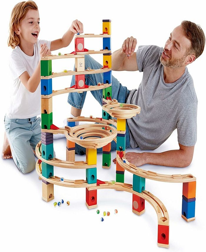 Hape The Cyclone Quadrilla Marble Run Construction - Macy's