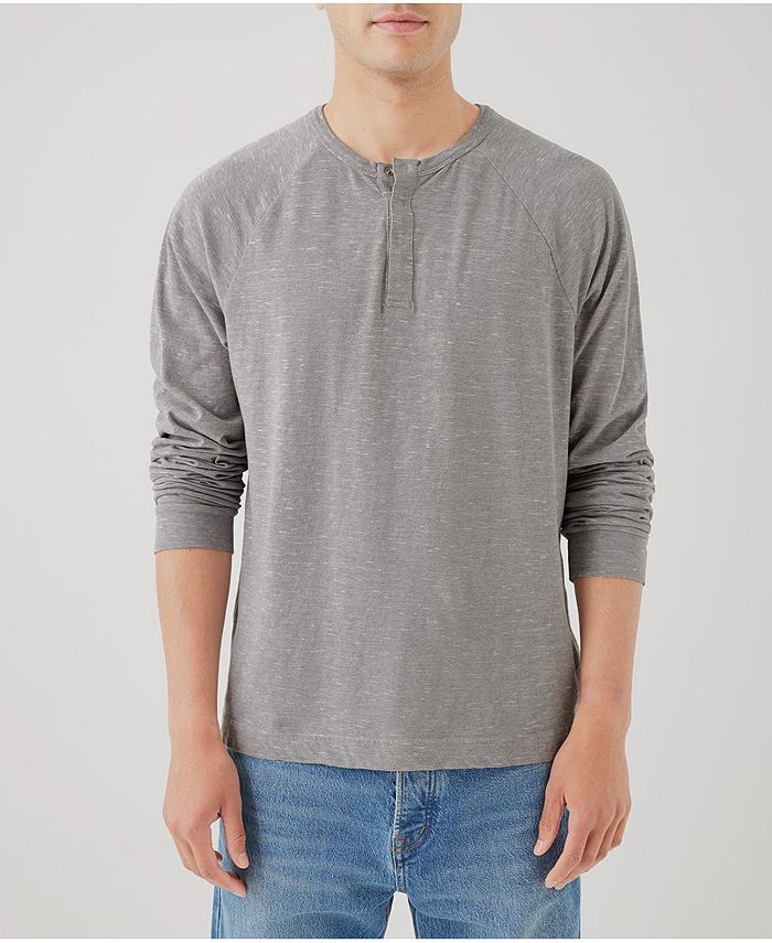 Pact Organic Cotton The Mix Long Sleeve Henley Tee - Macy's