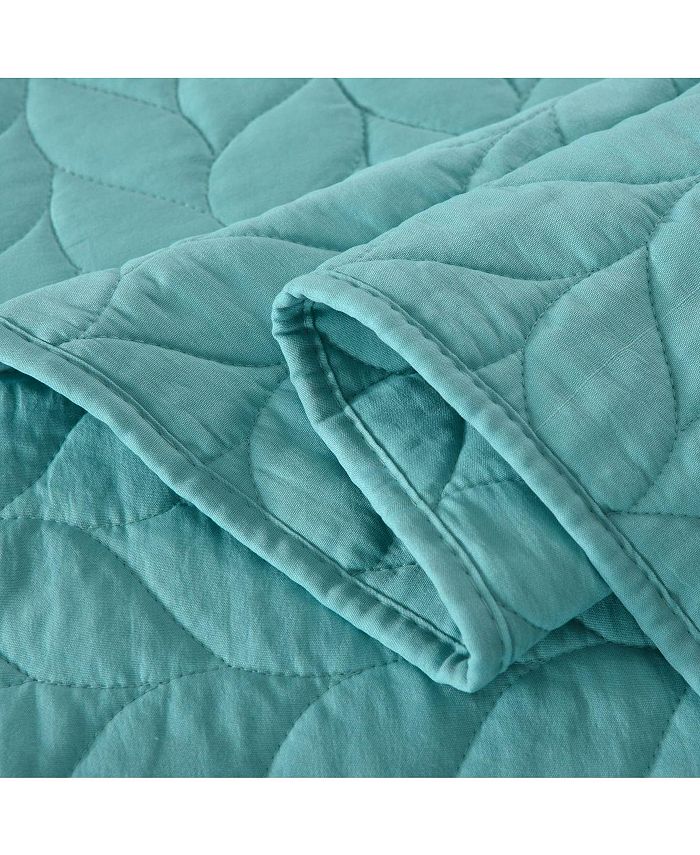 MarCielo 3 Piece Lightweight Bedspread Quilt Set Leaf King - Macy's