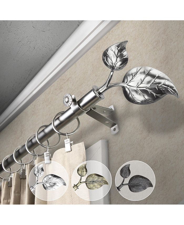 Rod Desyne Ivy 13/16" Curtain Rod 120-170" - Macy's