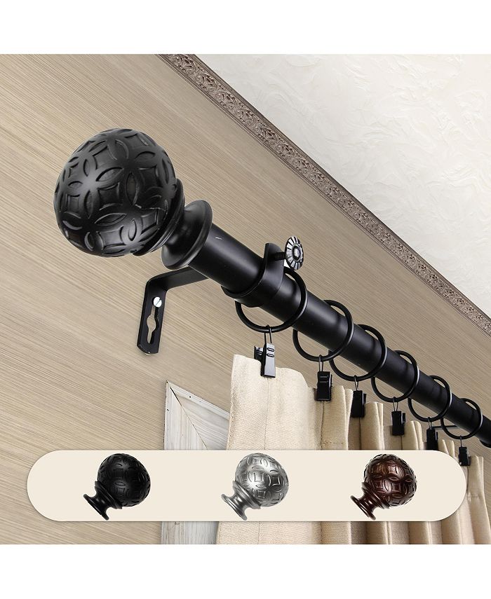 Rod Desyne Odelia 1" Curtain Rod 160-240" - Macy's