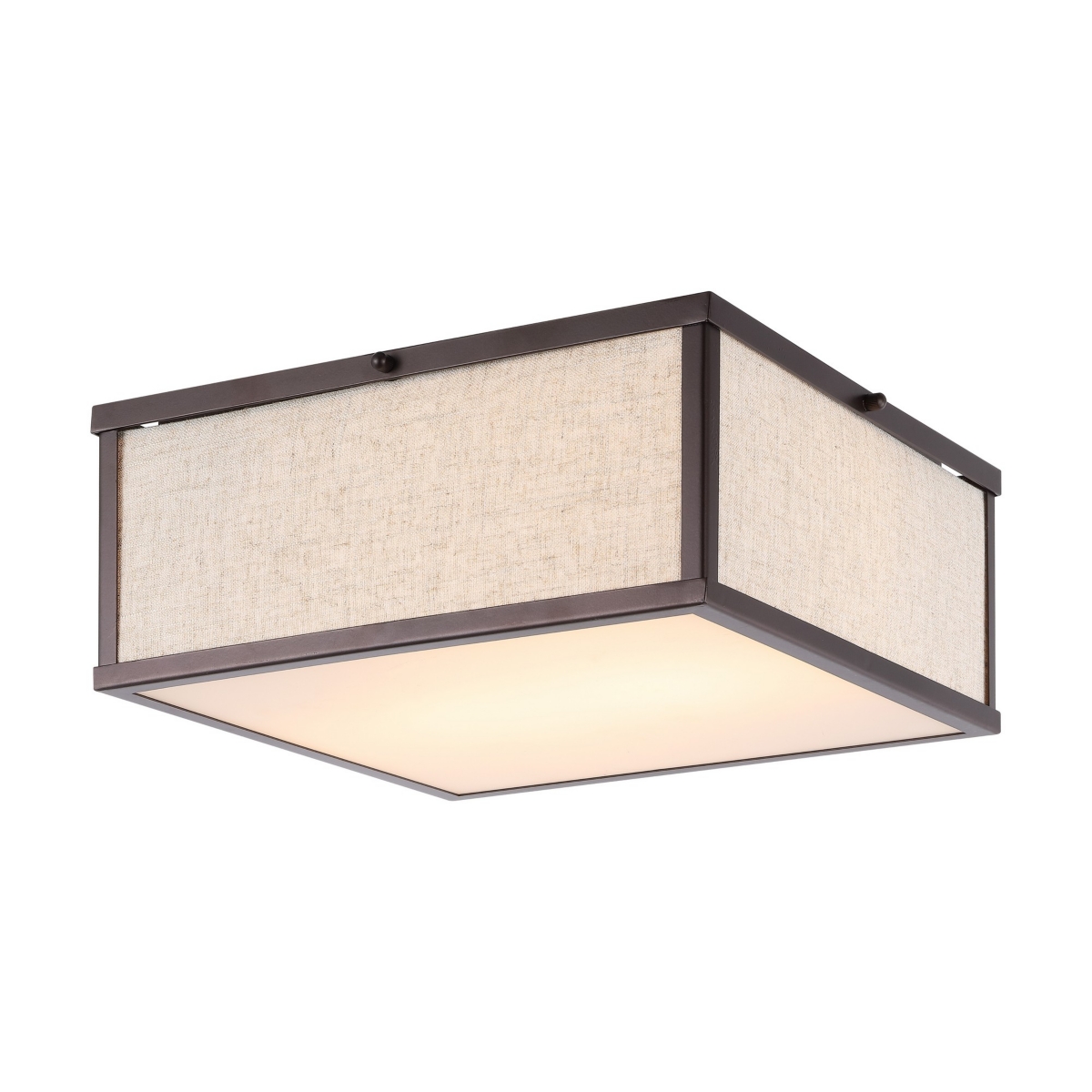 Click here for Grant Minimalist Industrial Square Linen Iron Led... prices