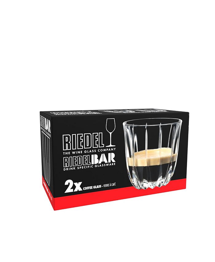 Riedel Crystal Drink Specific Glassware 2 Piece Coffee Glass Set - Macy's