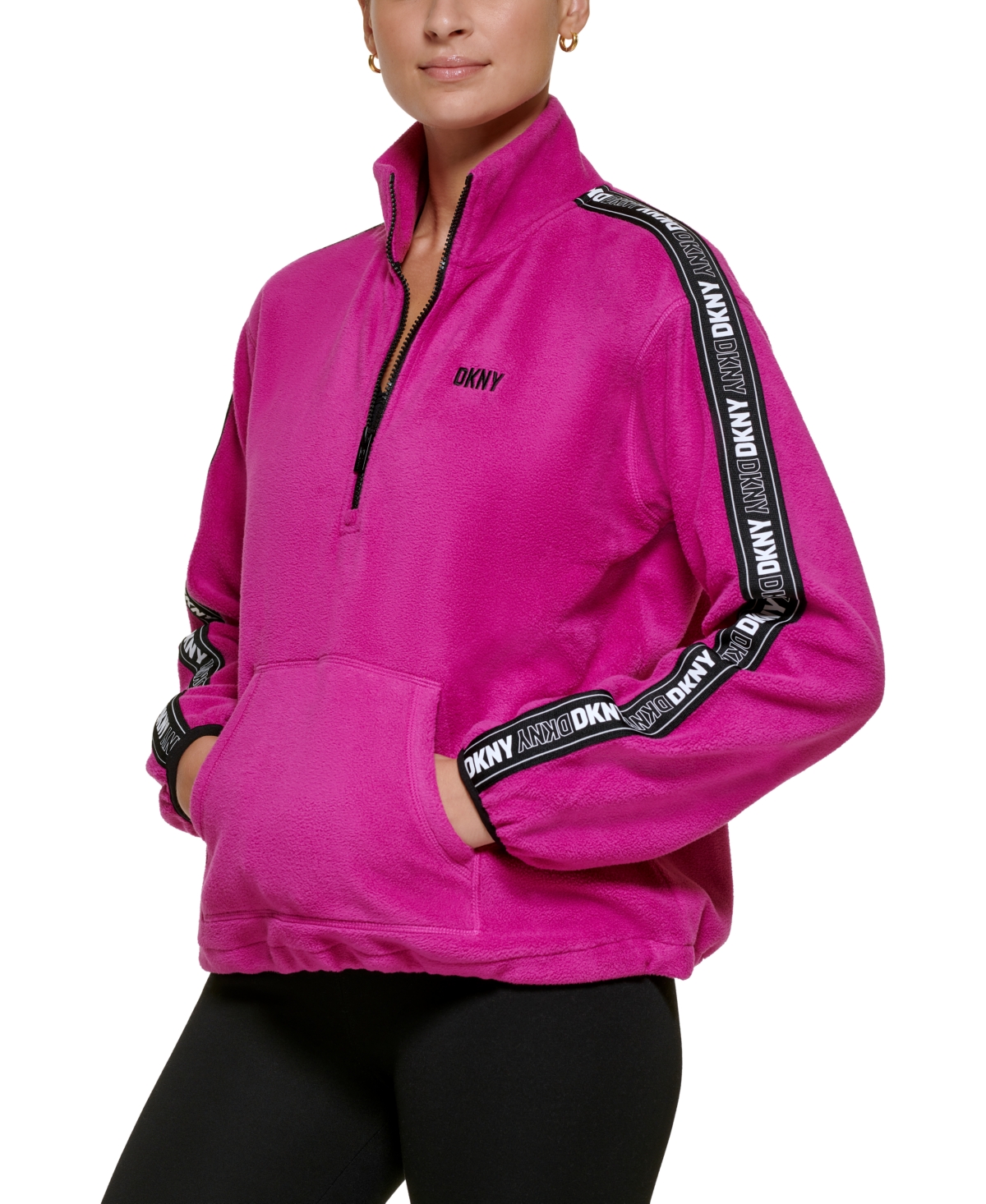 Click here for Dkny Sport Womens Fleece Pullover Jacket - Wild As... prices