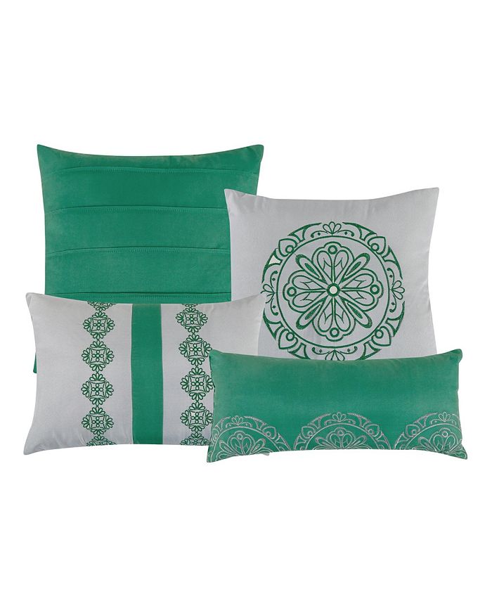 MarCielo 7 PCS Bedding Comforter Set Bluma - Queen - Macy's