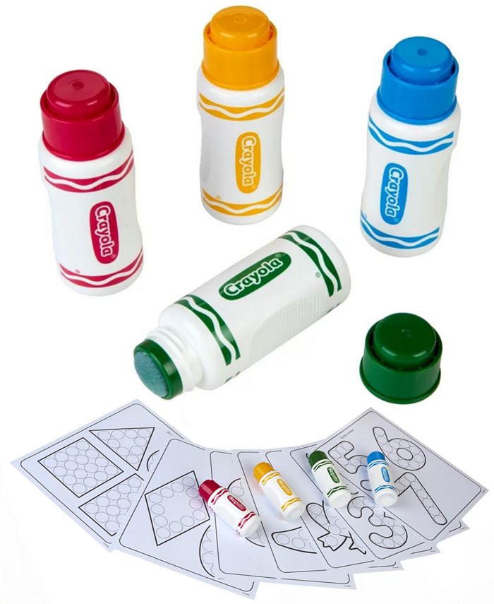 Crayola Washable Dot Markers Activity Set, 30 Toddler Coloring Pages 4 ...