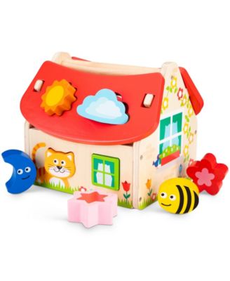 New Classic Toys Shape Sorter House, Sensory Toy - Macy's