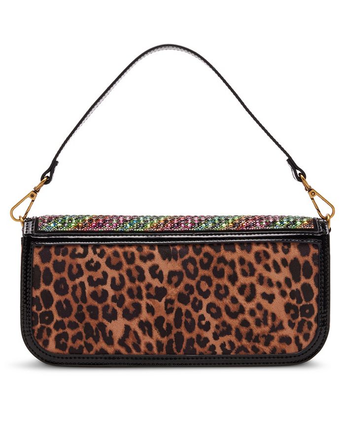 Betsey Johnson Rainbow Rhinestone Shoulder Bag - Macy's