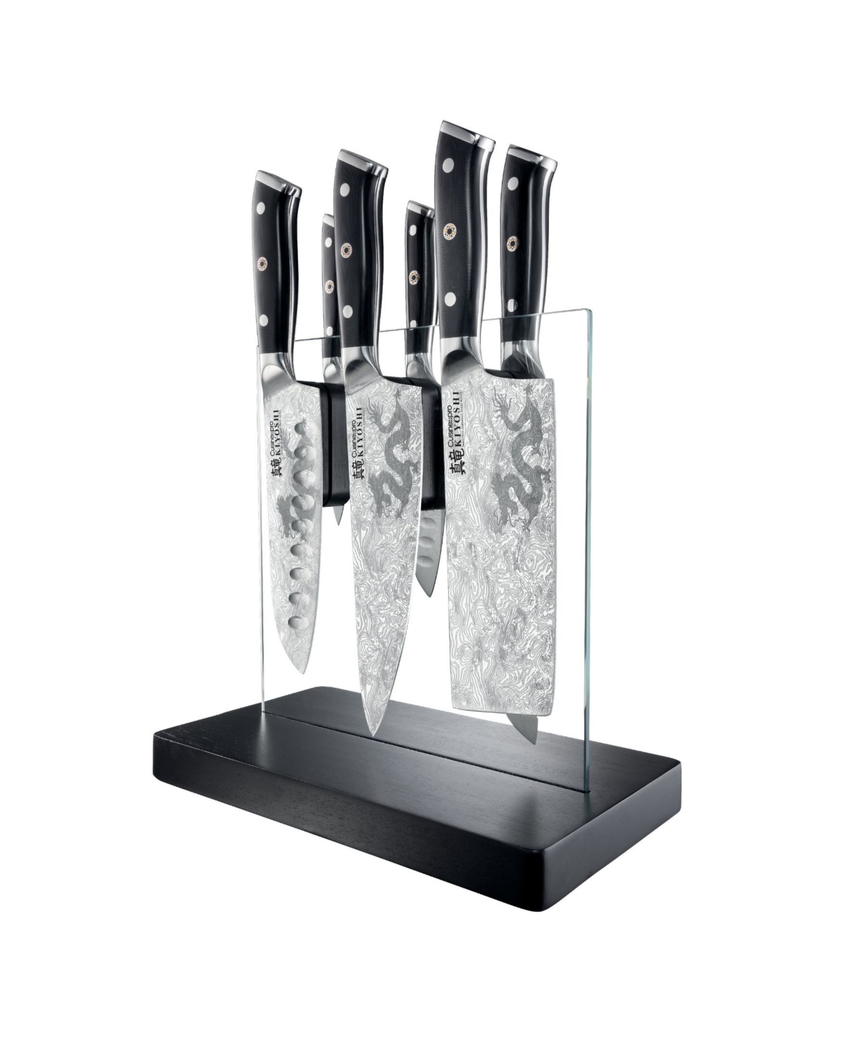 Click here for Cuisine::pro Kiyoshi Kiyo Steel 7 Piece Knife Bloc... prices