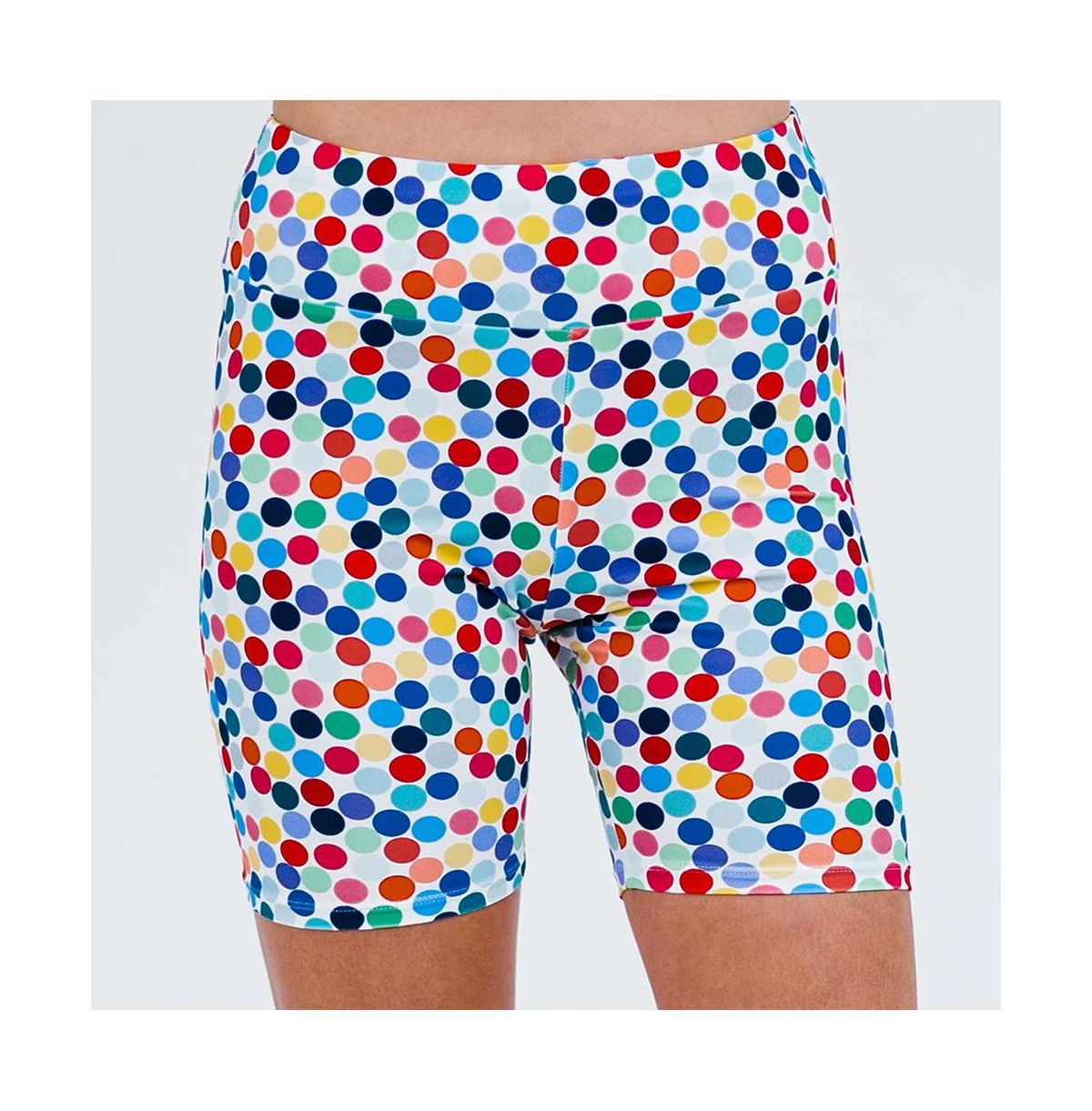 Click here for Calypsa Womens Mid-Thigh Swim Shorts - Fizzy prices