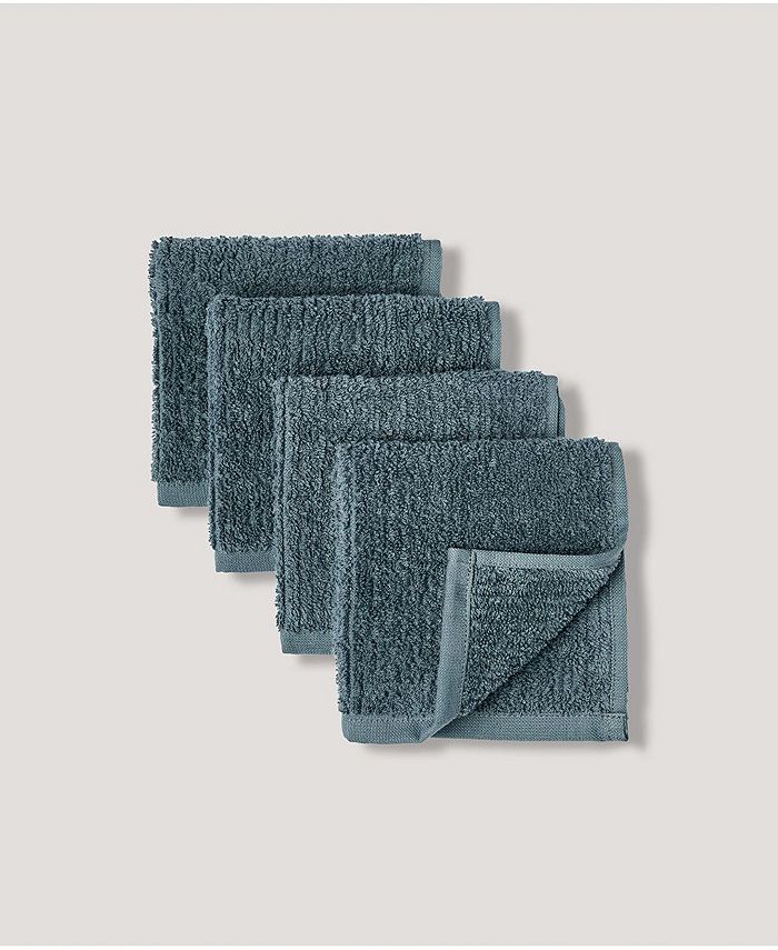 Pact Organic Cotton Spa Rib Washcloth 4-Pack - Macy's