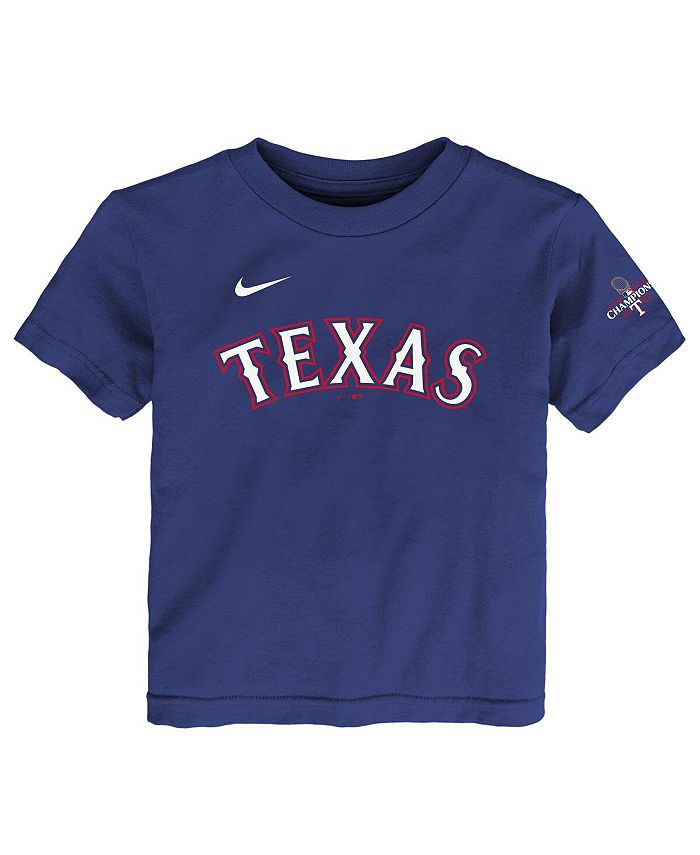 Nike Toddler Boys and Girls Adolis Garcia Royal Texas Rangers 2023 ...