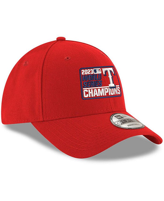New Era Men's Red Texas Rangers 2023 World Series Champions Patch ...