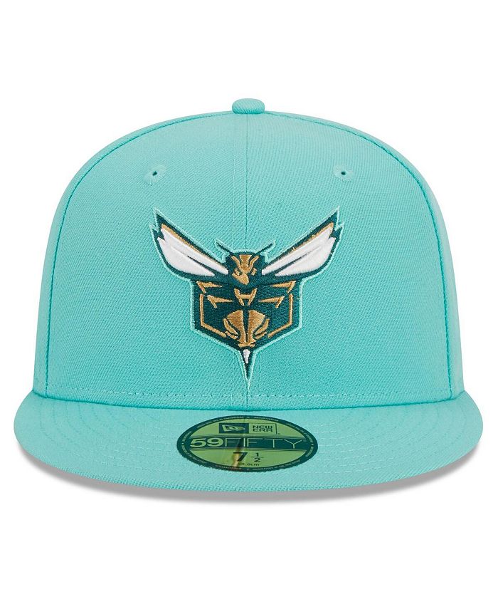 New Era Men's Turquoise Charlotte Hornets 2023/24 City Edition ...