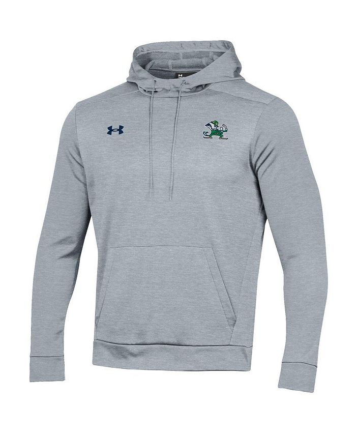 Under Armour Men's Heather Gray Notre Dame Fighting Irish Leprechaun ...