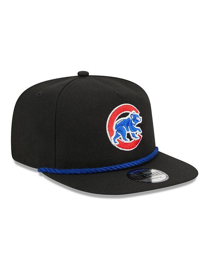 New Era Men's Black Chicago Cubs Branch Golfer Snapback Hat - Macy's