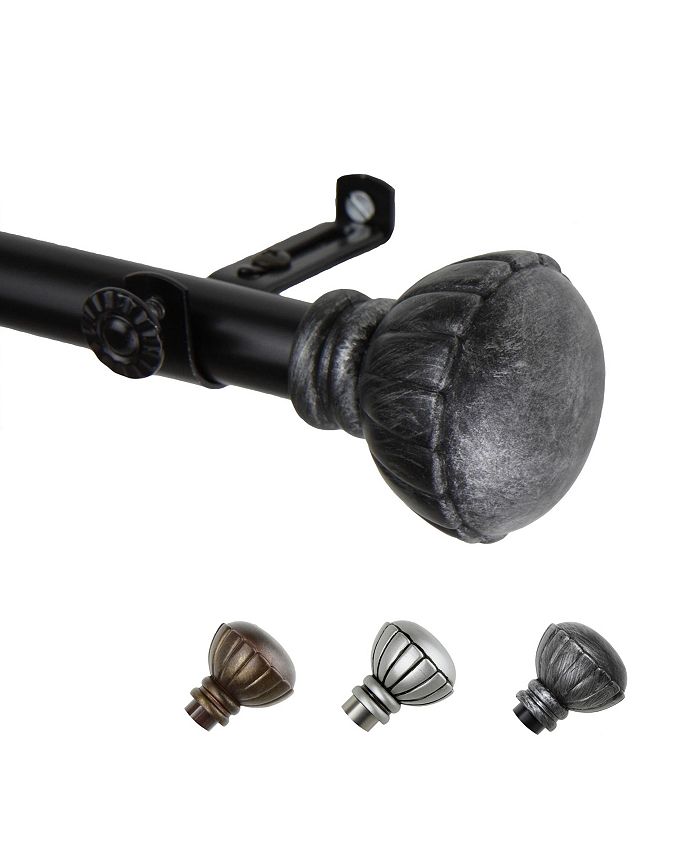 Rod Desyne Magnolia 13/16" Curtain Rod 18-28" - Macy's
