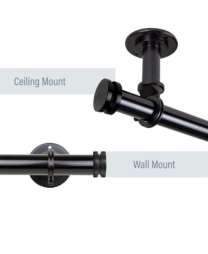 Rod Desyne Bun 1" Ceiling Curtain Rod/Room Divider 28-48" - Macy's