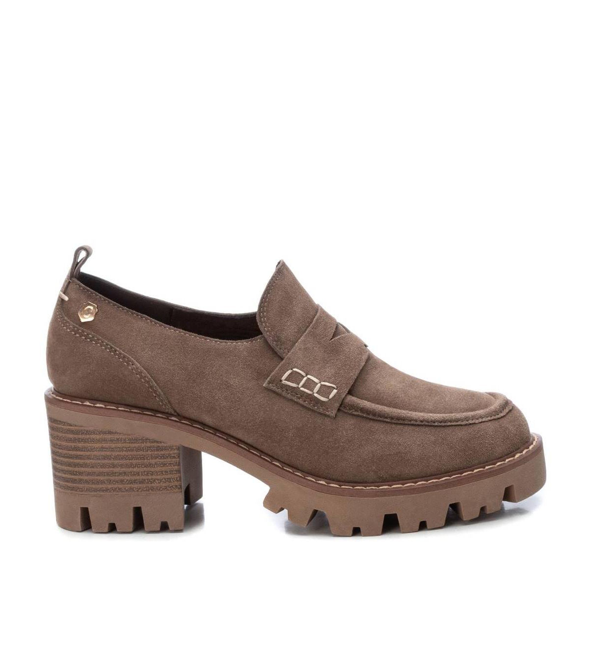 Click here for Carmela Collection  Womens Suede Heeled Moccasins... prices