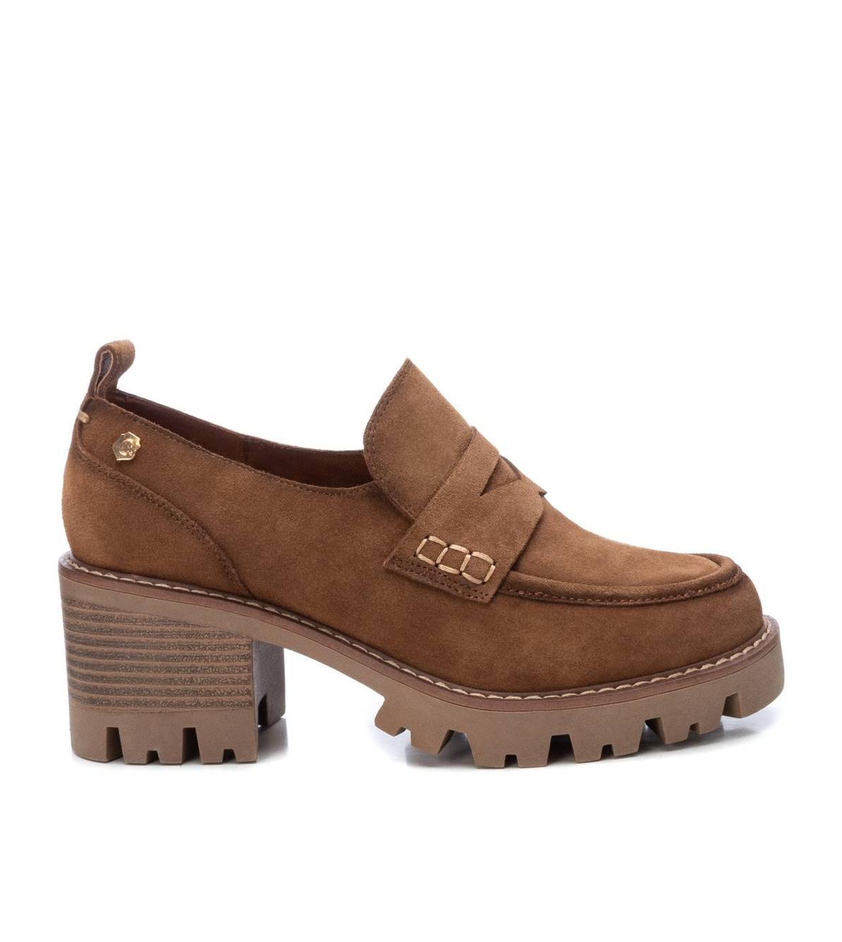 Click here for Carmela Collection  Womens Suede Heeled Moccasins... prices