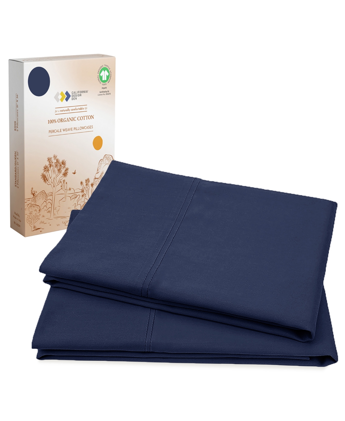 Click here for 100 Organic Cotton Pillow Cases King Set Of 2  Sof... prices