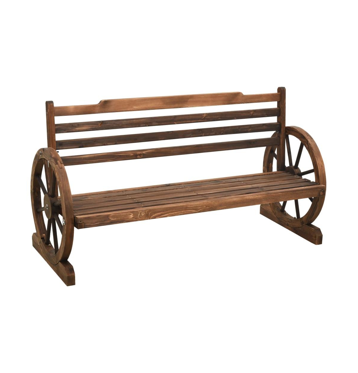 Click here for Patio Bench 55.9 Solid Wood Fir - Brown prices