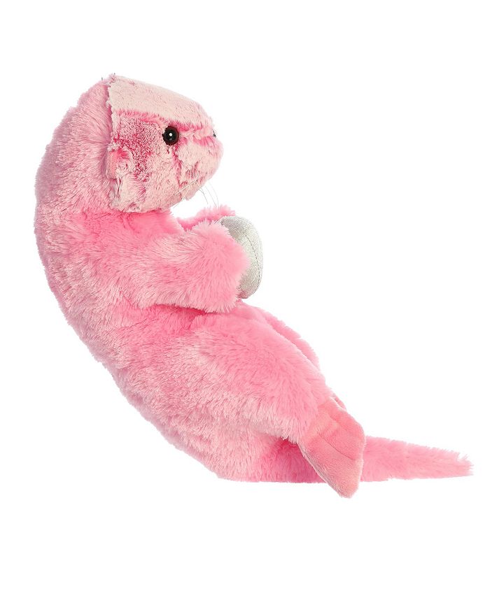Aurora Large Sea Otter Destination Nation Adventurous Plush Toy Pink 13 ...