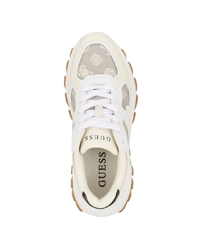GUESS Women's Norina Lace-Up Cat Claw Chunky Fashion Sneakers - Macy's