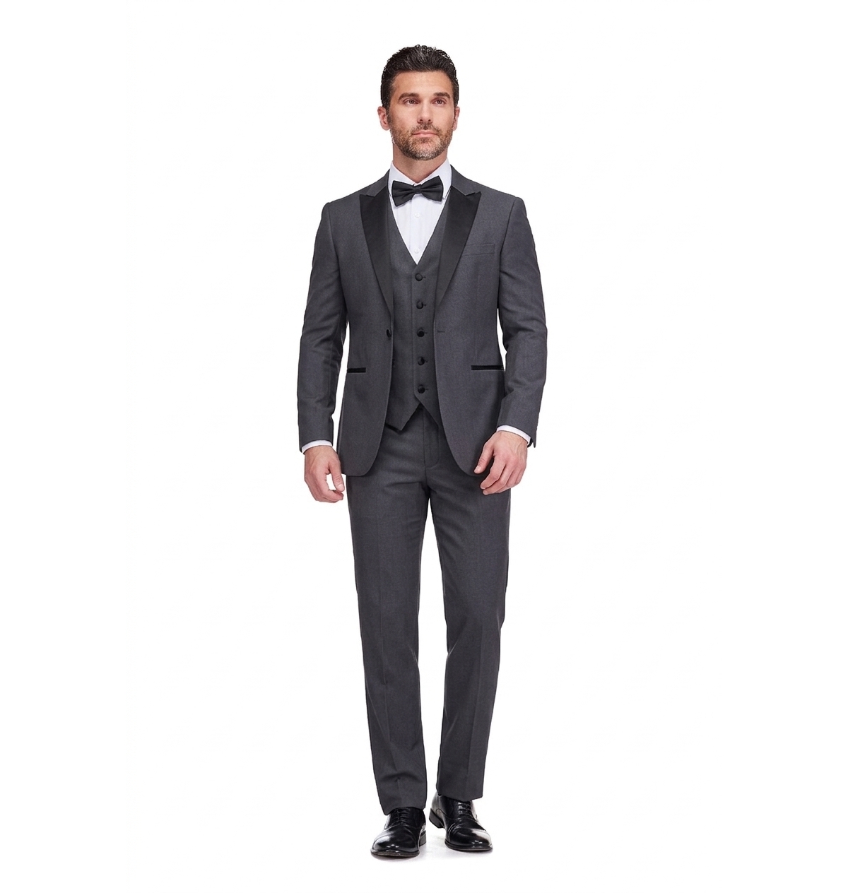 Click here for Gino Vitale Mens 3-Piece Slim Fit Tuxedo with Peak... prices