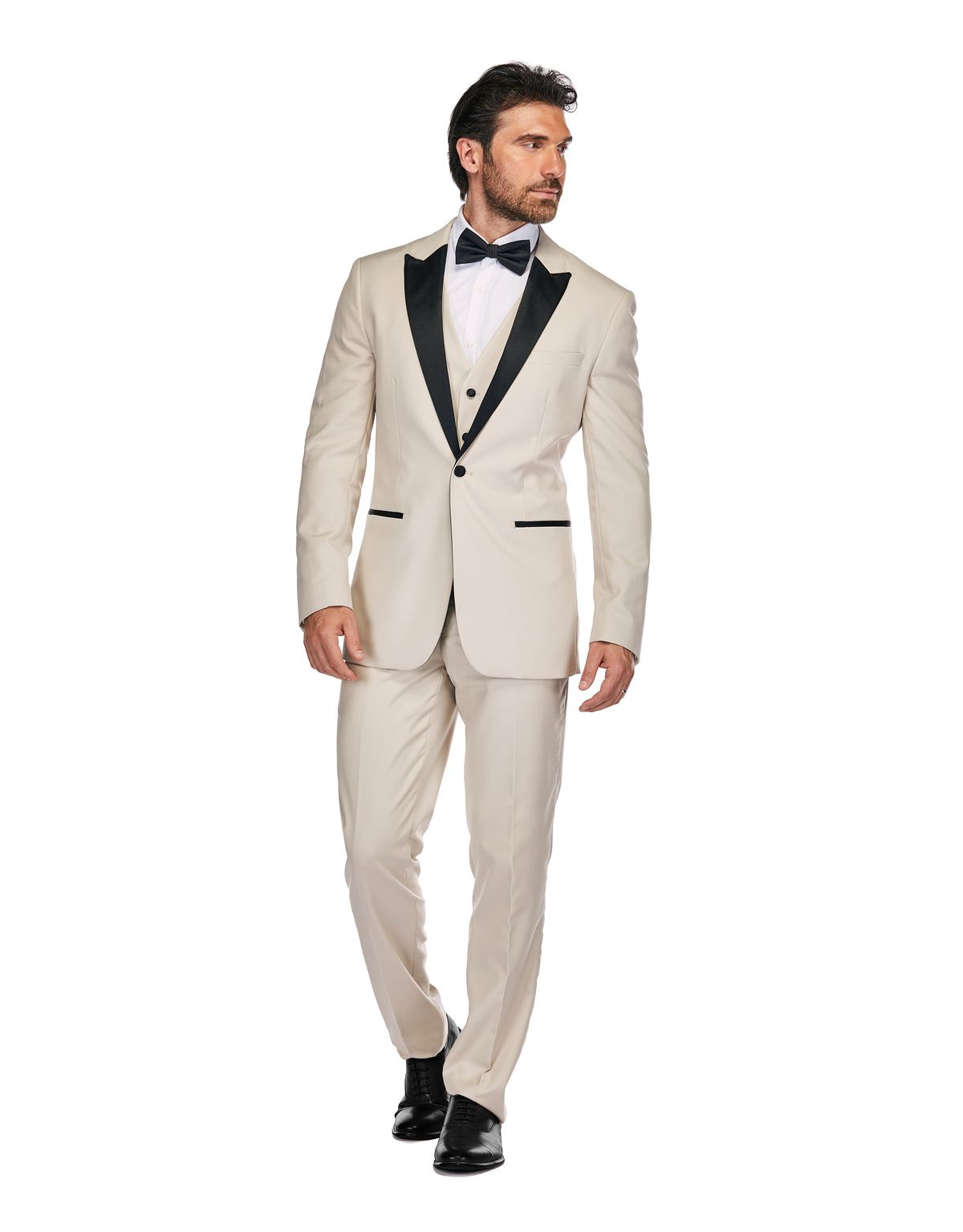 Click here for Gino Vitale Mens 3-Piece Slim Fit Tuxedo with Peak... prices