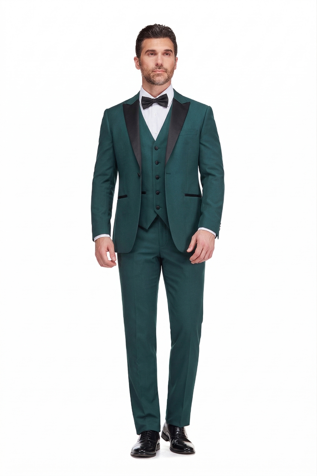 Click here for Gino Vitale Mens 3-Piece Slim Fit Tuxedo with Peak... prices