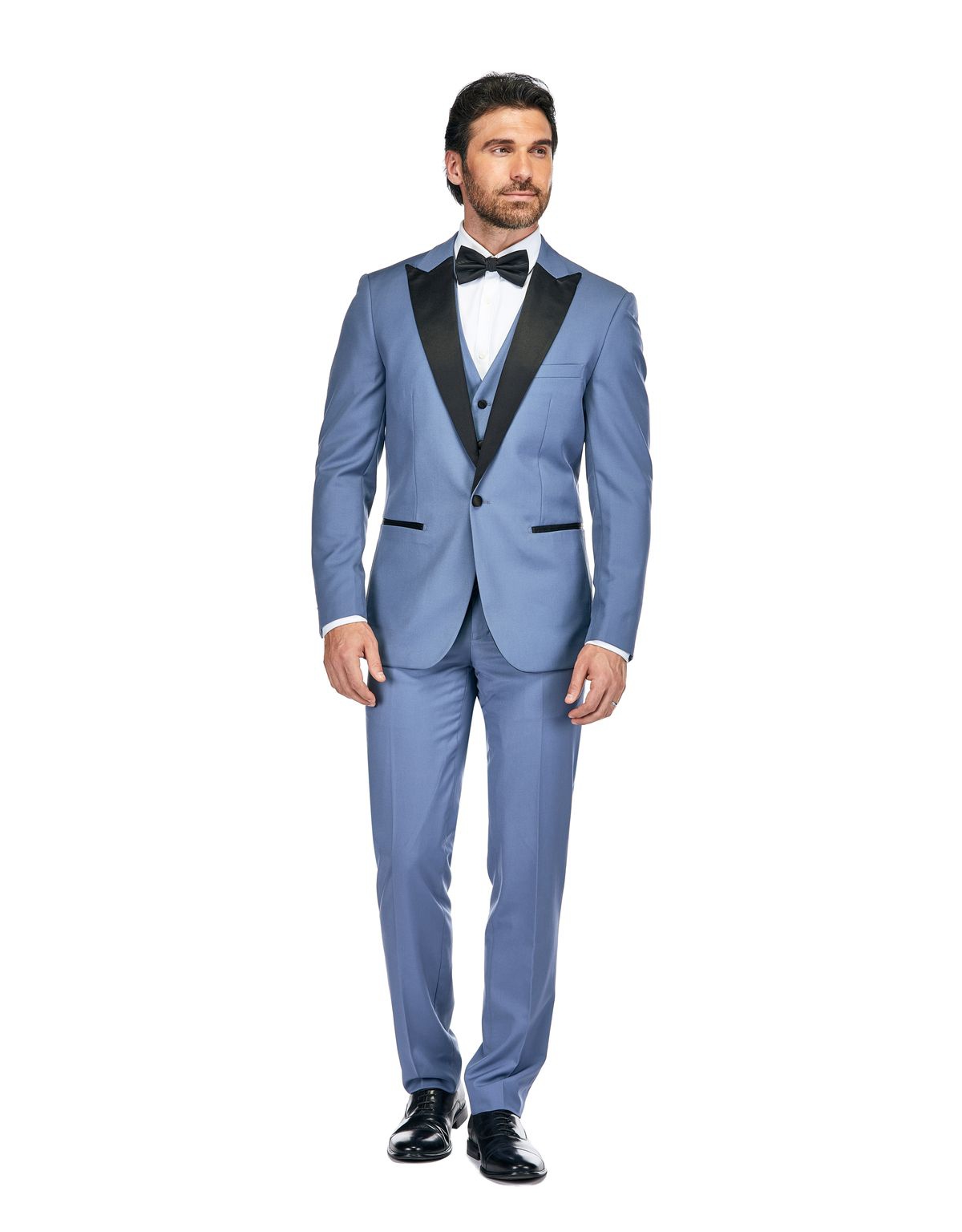 Click here for Gino Vitale Mens 3-Piece Slim Fit Tuxedo with Peak... prices