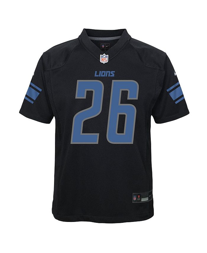 Nike Big Boys Jahmyr Gibbs Black Detroit Lions Fashion Game Jersey - Macy's
