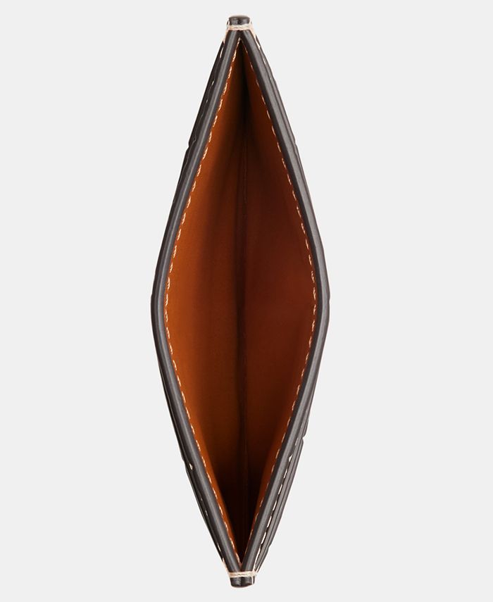 COACH Embossed Leather Essential Card Case - Macy's