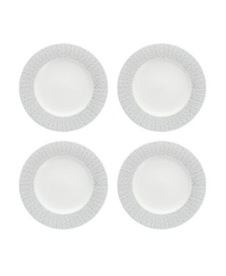 Fortessa Amanda Embossed Dinner Plates, Set of 4 - Macy's