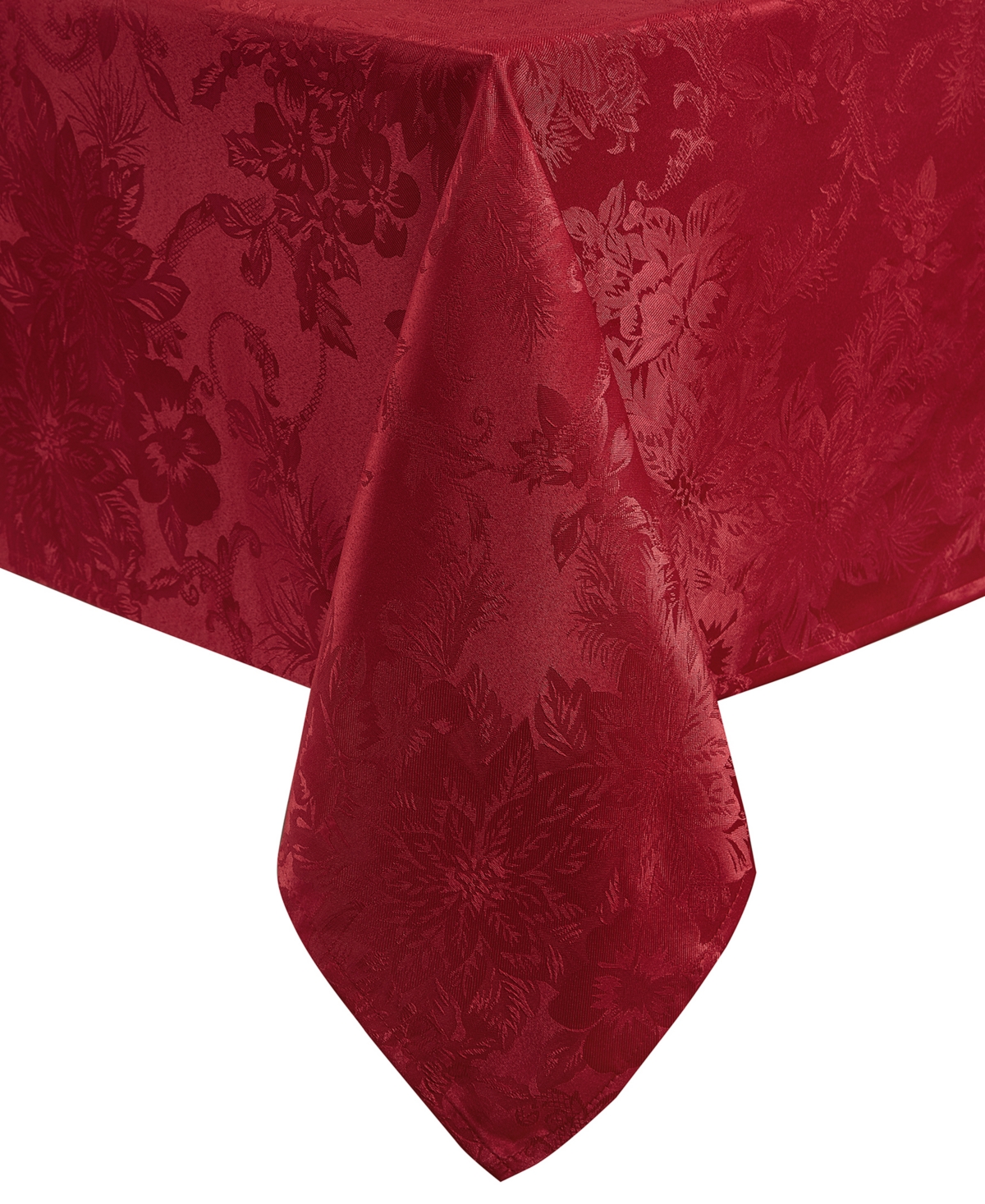 Click here for Elrene Poinsettia Elegance Jacquard Holiday Tablec... prices