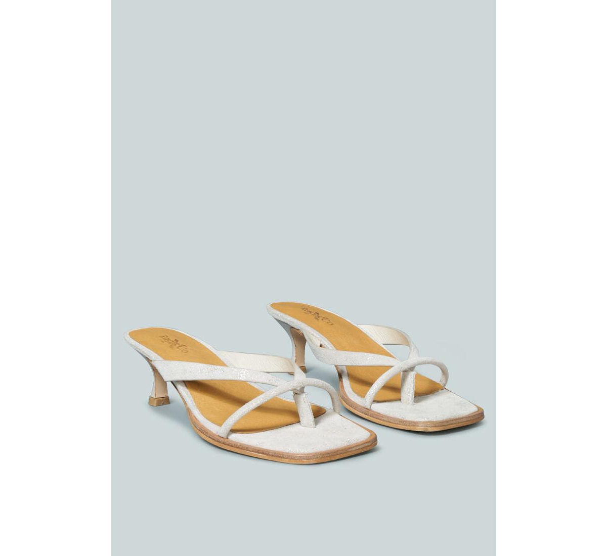 Click here for Winslet Womens Heeled Thong Sandal - Beige prices