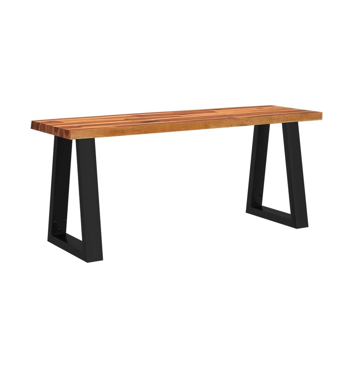 Click here for Bench with Live Edge 43.3 Solid Wood Acacia - Brow... prices