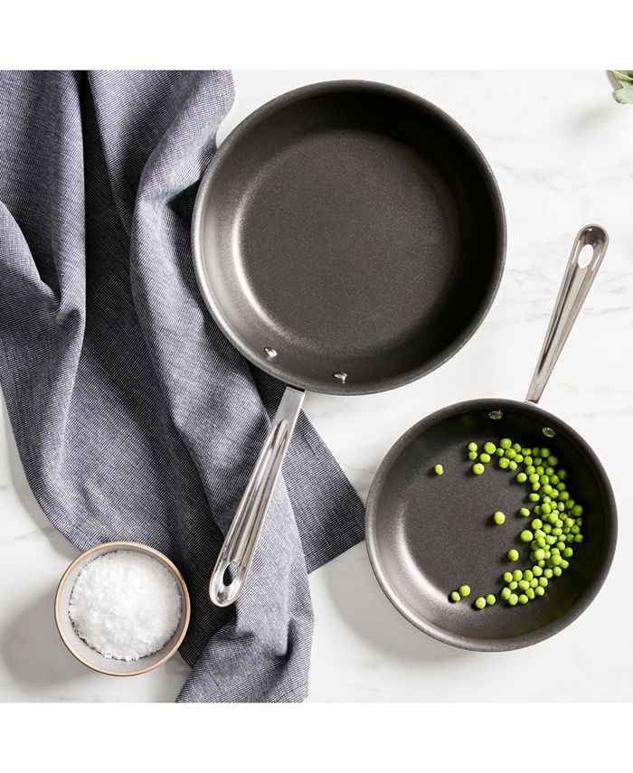 All-Clad All Clad D3 Stainless 3-ply Bonded Cookware Set, Nonstick 10 ...