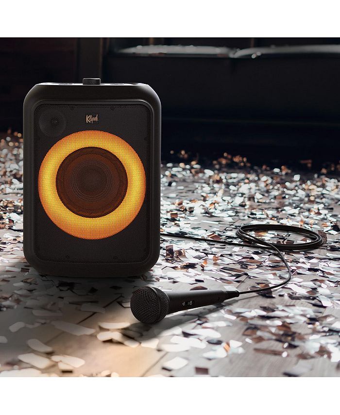 Klipsch GIG XL Bluetooth Wireless Party Speaker with Wired Microphone ...