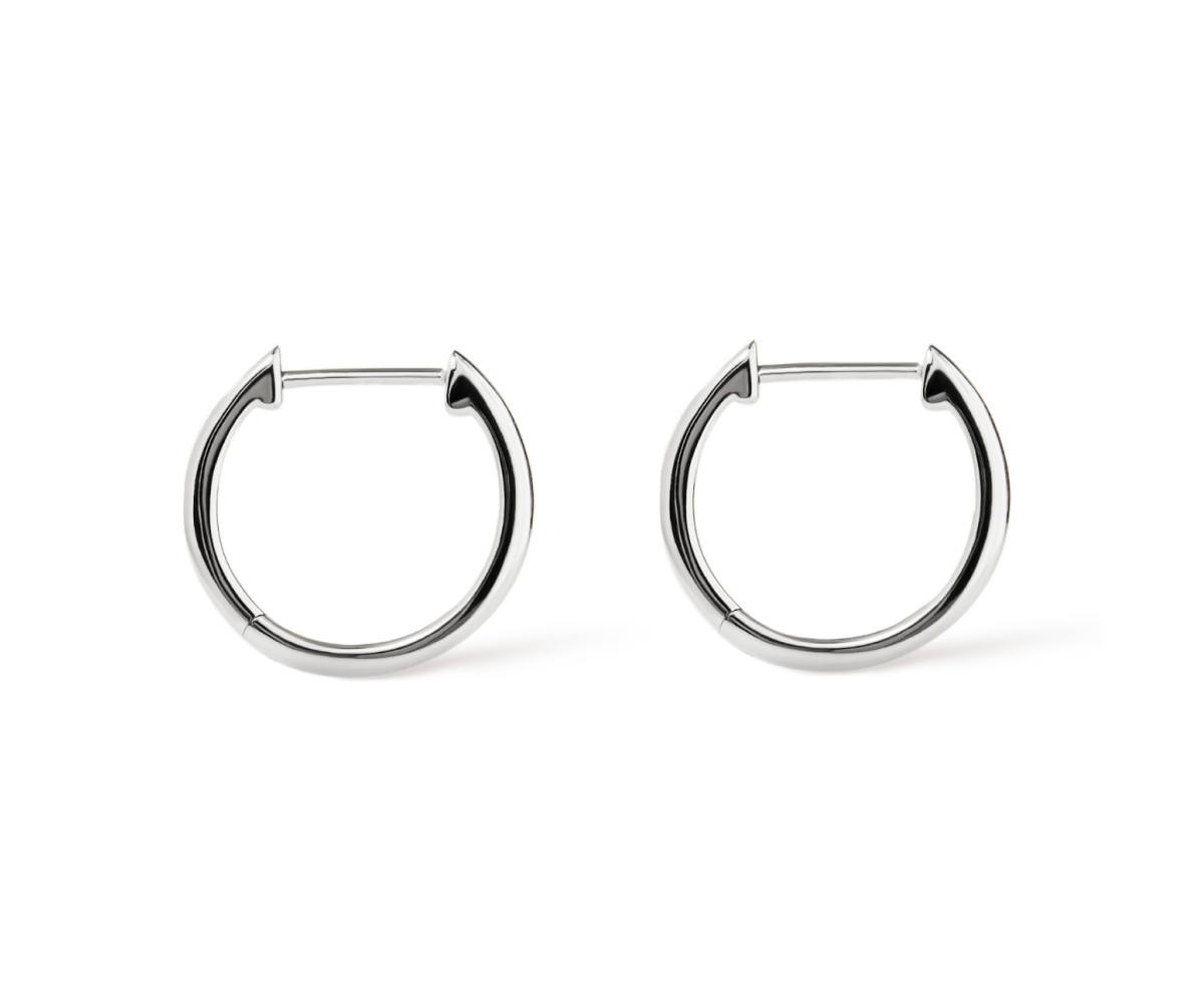 Click here for Ana Luisa Small Slim Endless Hoops - Lo Small - Si... prices