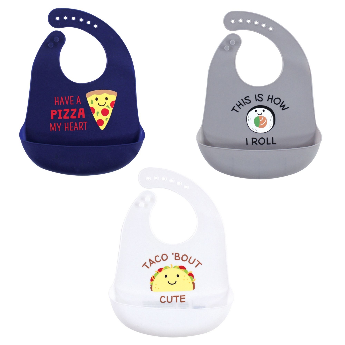 Click here for Hudson Baby Infant Boy Silicone Bibs 3pk  Veggies... prices