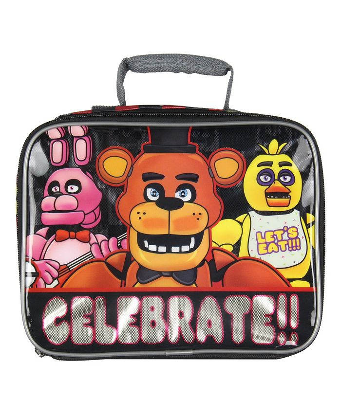 Five Nights At Freddy's Celebrate Lunch Box insulated Video Game Lunch ...