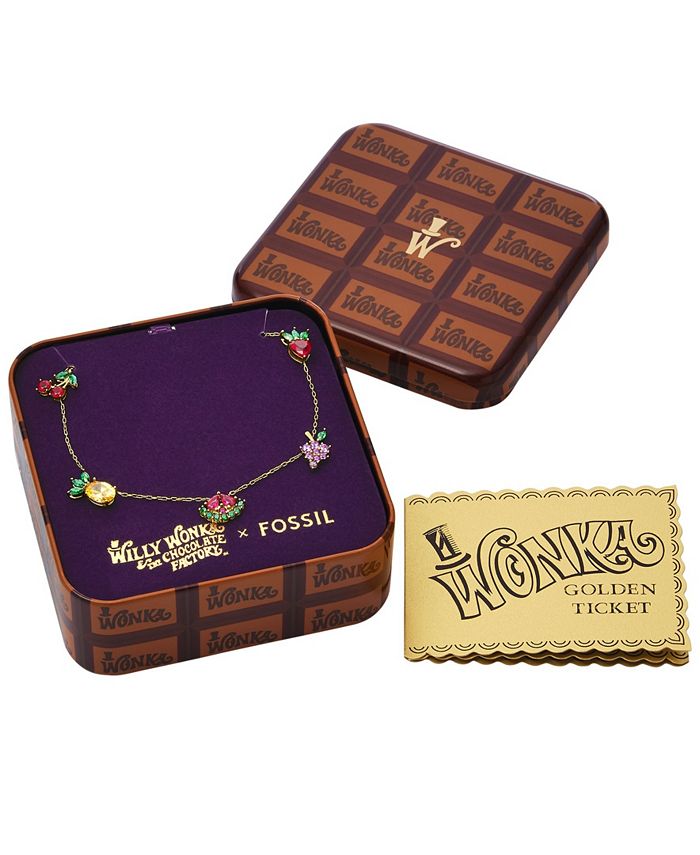 Fossil X Willy Wonka Special Edition Women's Gold-Tone Stainless Steel ...