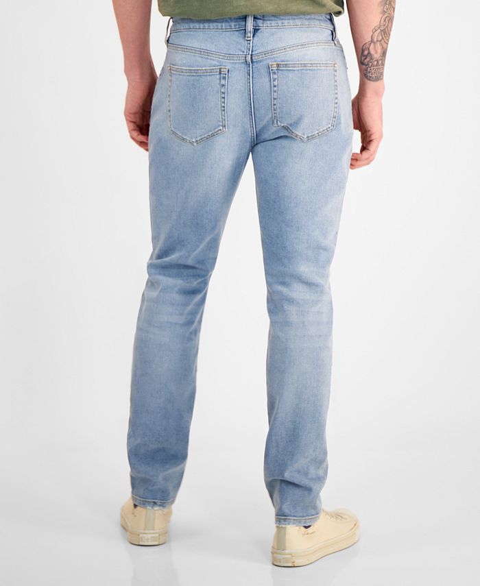 Sun + Stone Men's Horizon Athletic Slim Fit Ripped Jeans, Created for ...