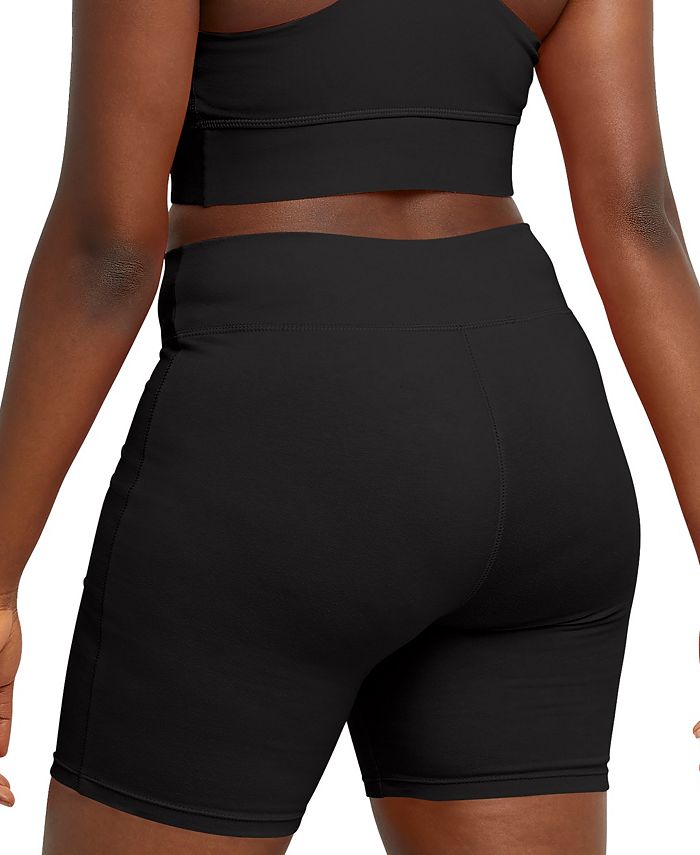 Hanes Women's Originals Stretch Jersey High-Rise Bike Shorts - Macy's